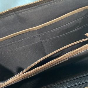 margot | Bags | Margot New York Chevron Gabby Leather Zip Around Wallet ...